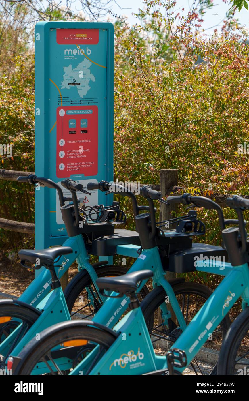 MeioB shared bicycles in the Médio Tejo region of Portugal, Europe ...