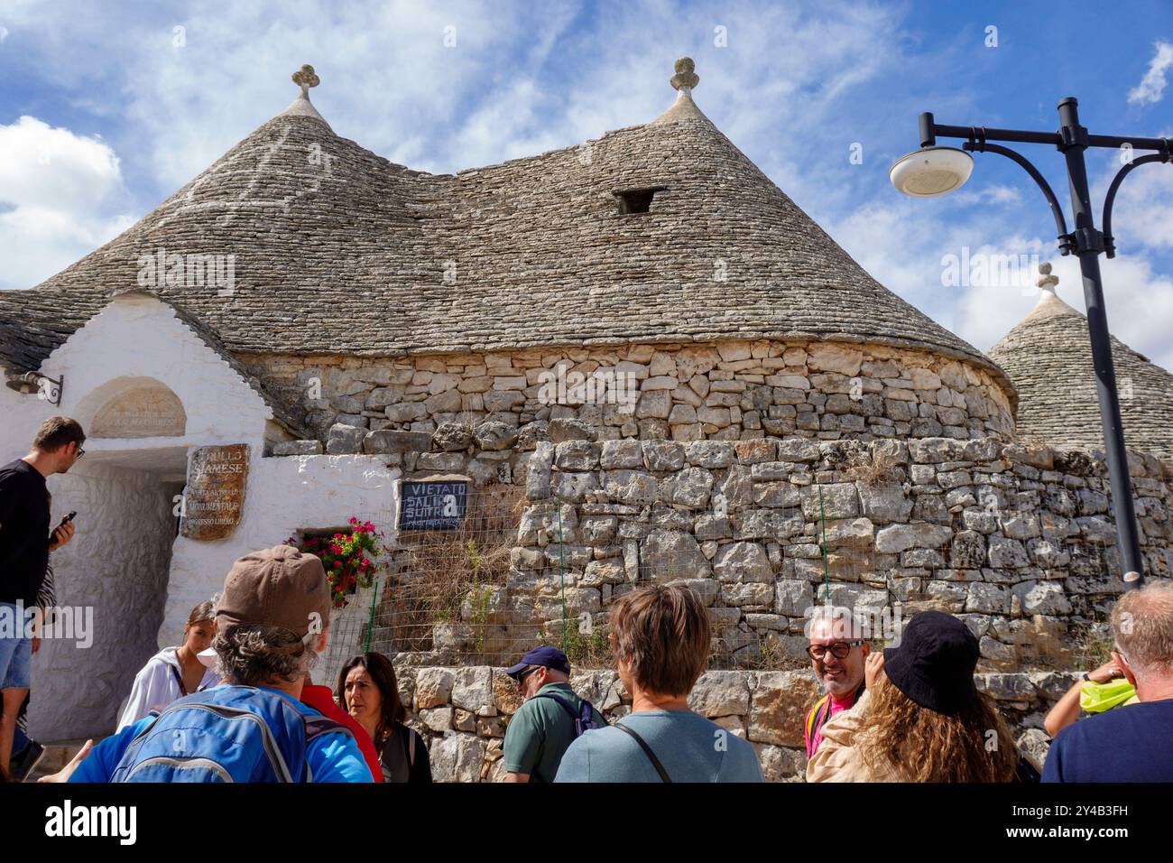 Traditional trullo buildings of Alberobello, Italy, Europe Stock Photo ...