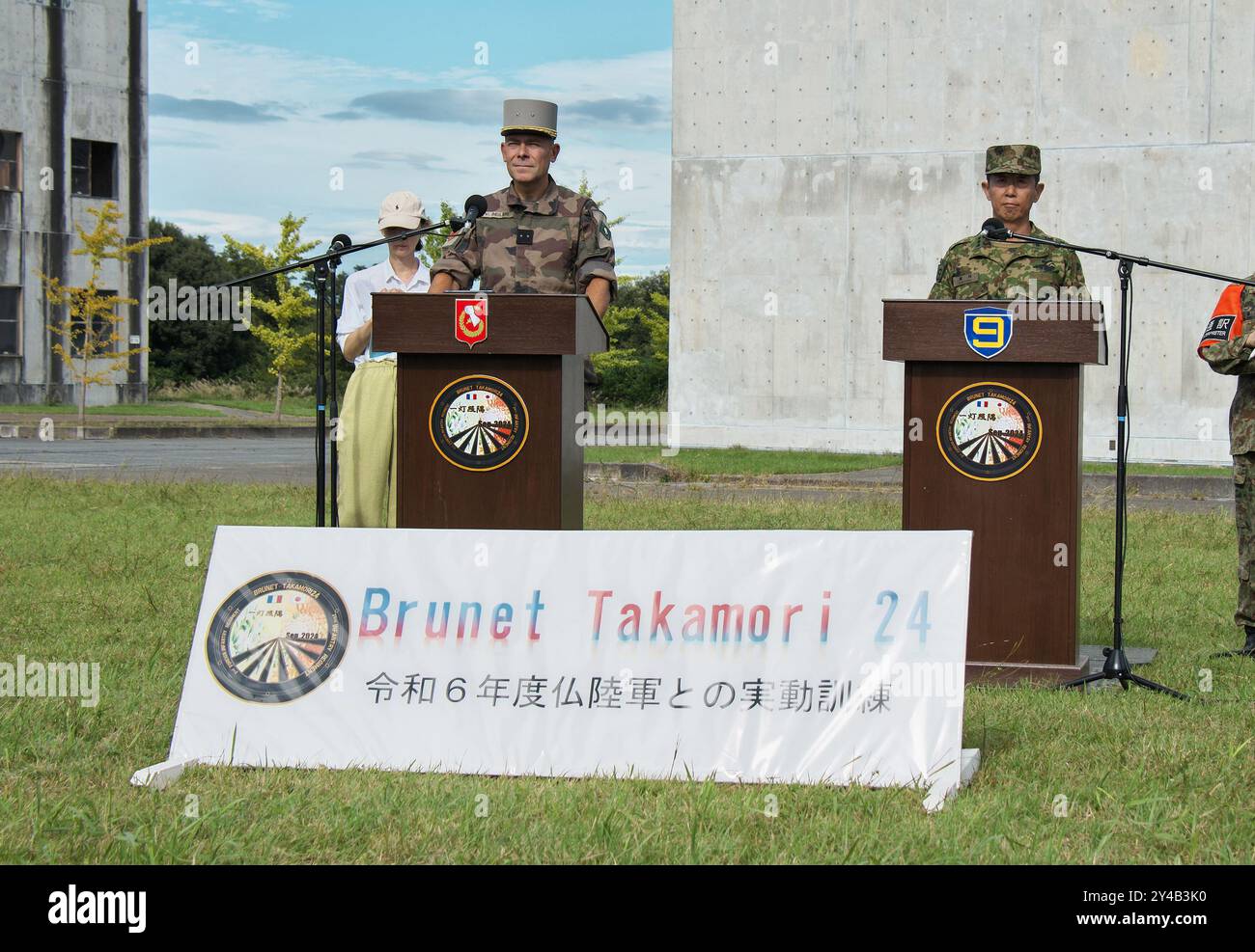 Shikama, Japan. 17th Sep, 2024. French Army's Commander of the 6th ...