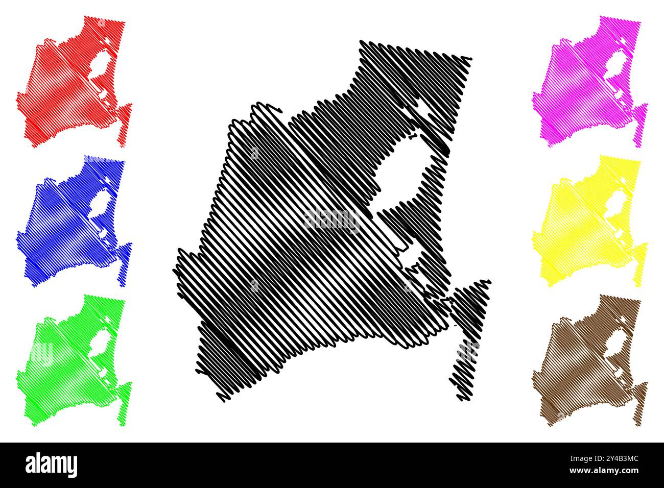 Shire of Noosa (Commonwealth of Australia, Queensland state) map vector ...