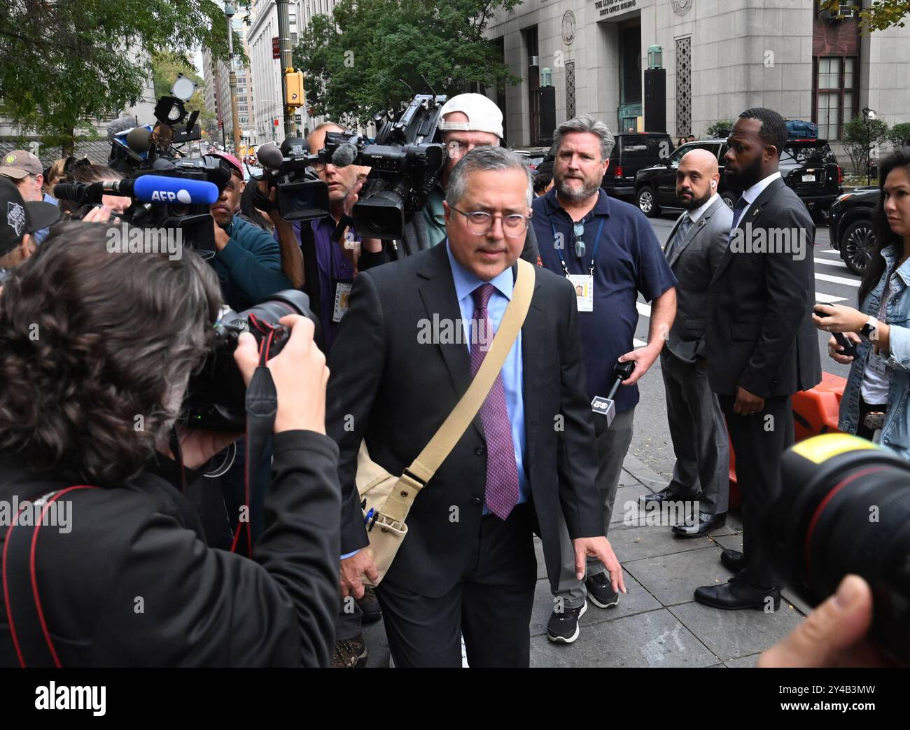 Attorney for Sean "P Diddy" Combs, Marc Agnifilo arrives at Manhattan ...