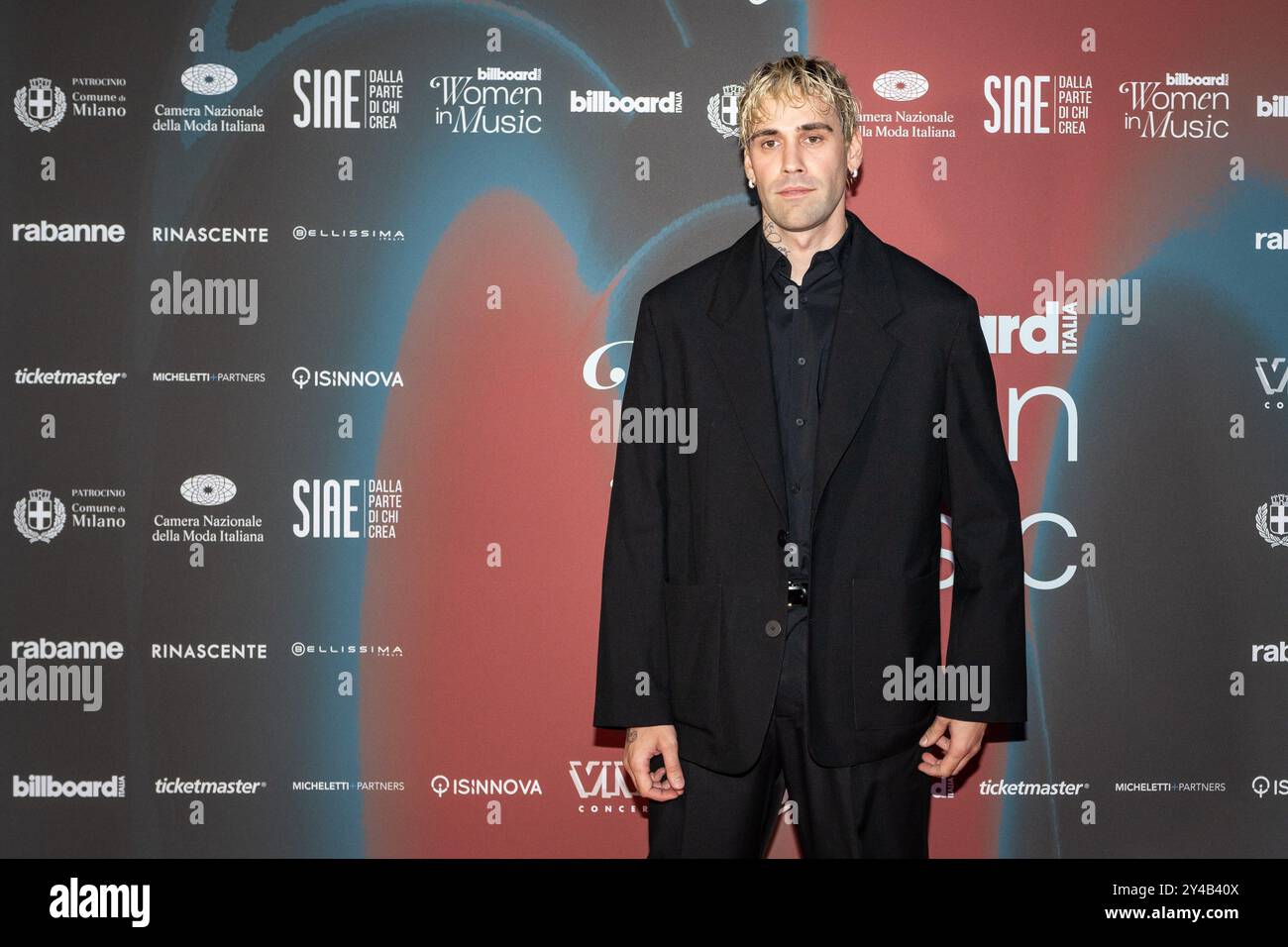 Teatro Manzoni, Milan, Italy, September 16, 2024, Mr Rain attends ...
