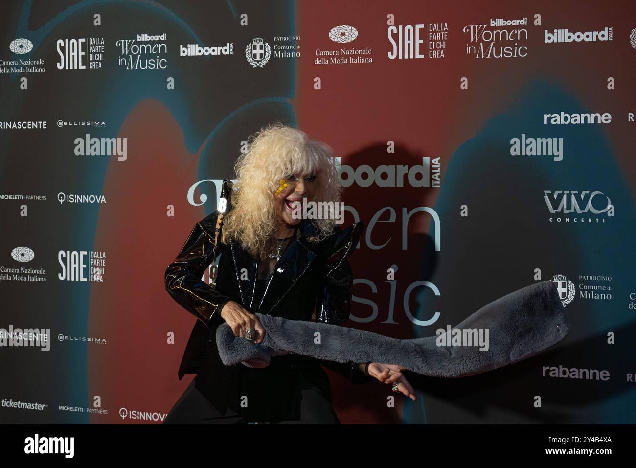 Donatella rettore italian singer hi-res stock photography and images ...