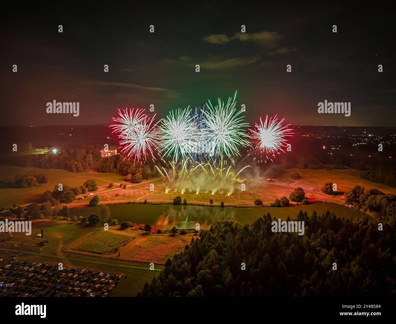 Ragley Hall Fireworks Champions Stock Photo - Alamy