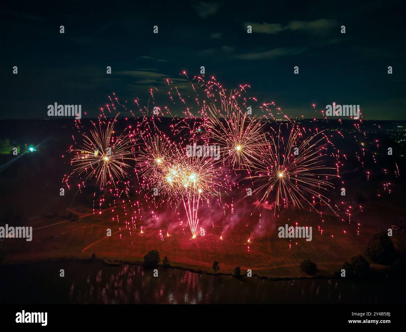 Ragley Hall Fireworks Champions Stock Photo - Alamy