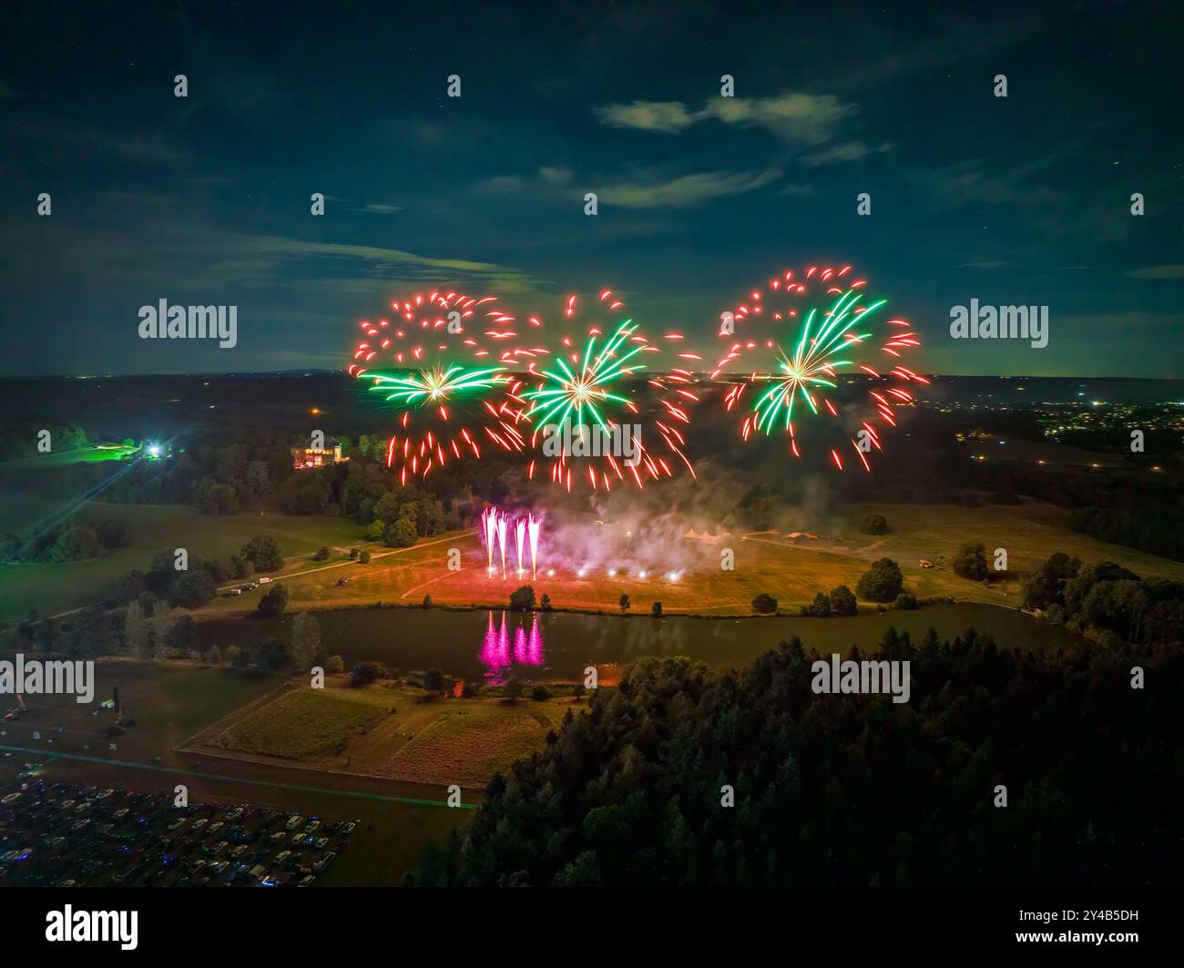 Ragley Hall Fireworks Champions Stock Photo - Alamy