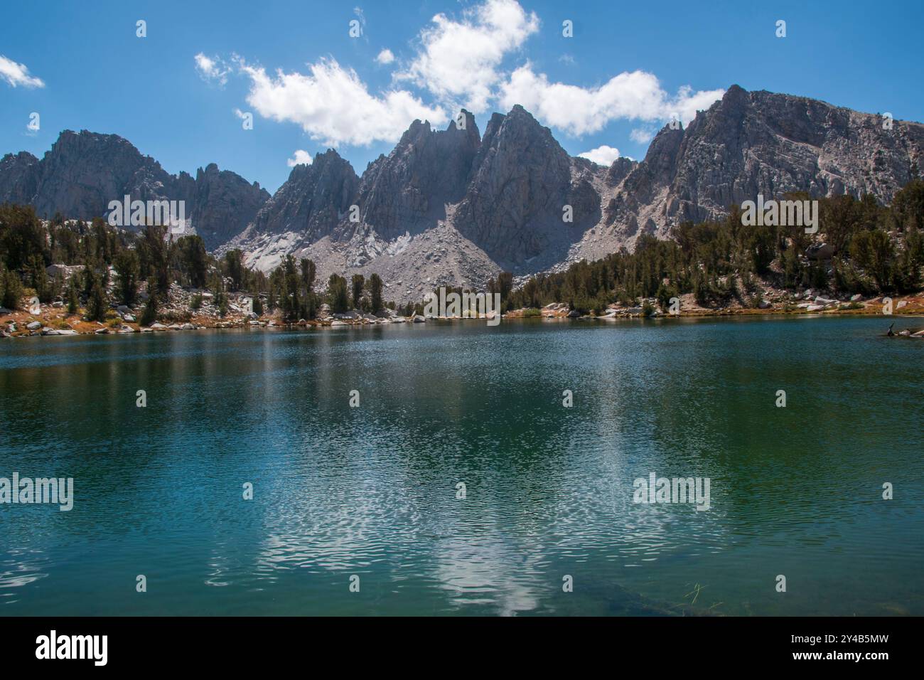 Kearsarge Lakes is along the eastern boundary of Kings Canyon National ...