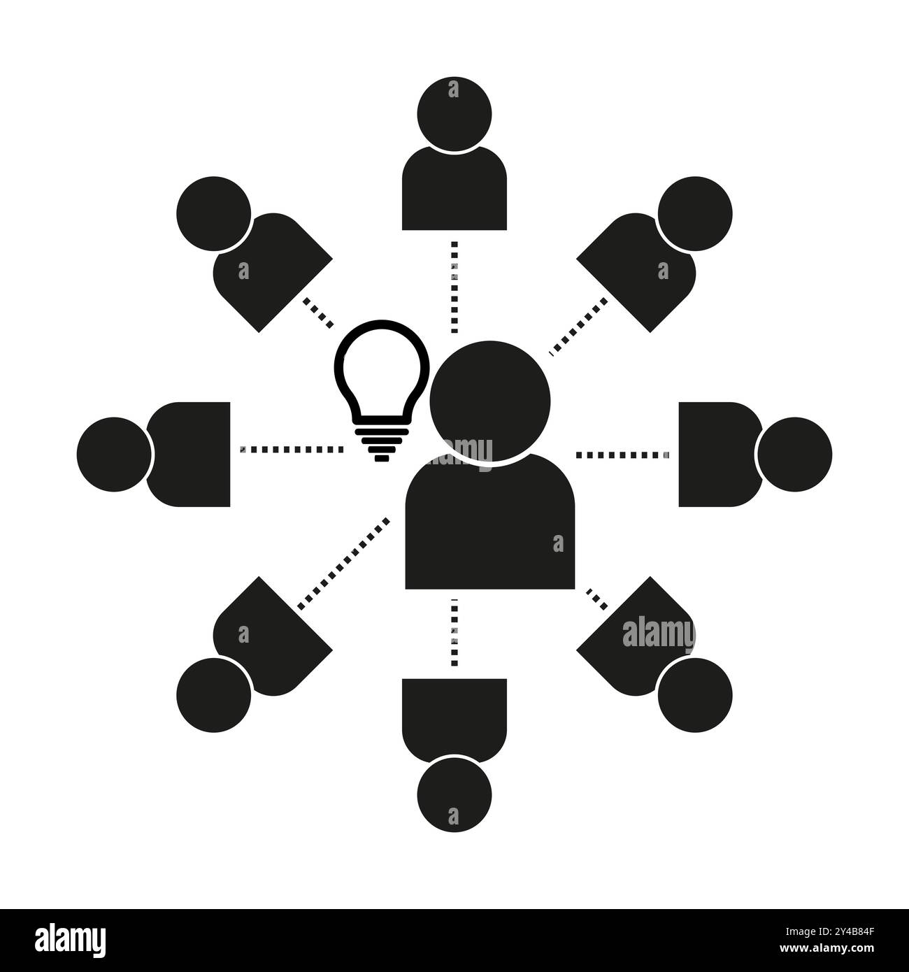 Collaborative leadership illustration hi-res stock photography and ...