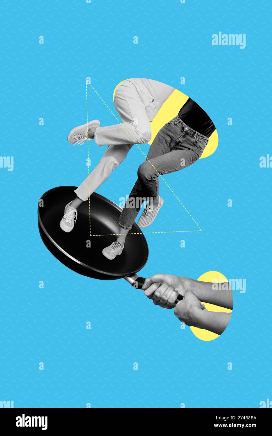 Composite trend artwork sketch image photo collage of surreal model ...