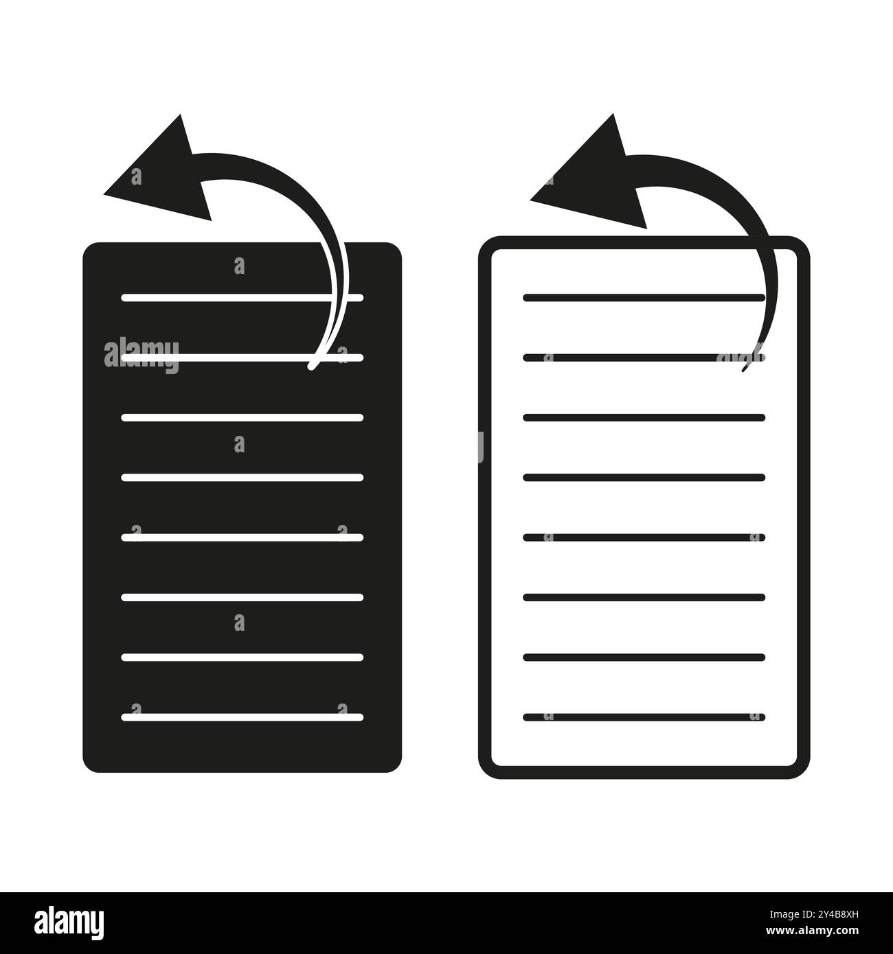 Rotate file Stock Vector Images - Alamy