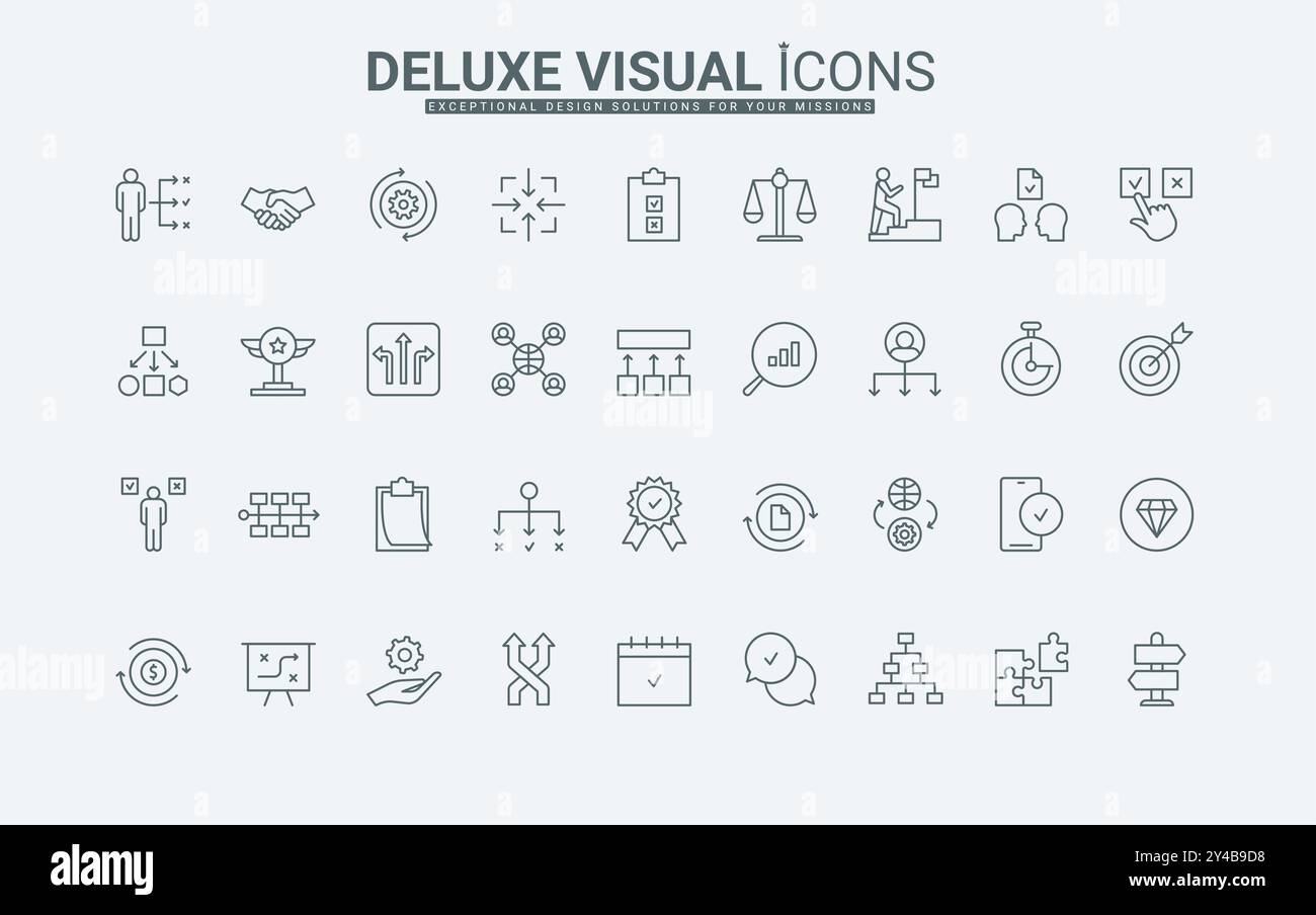 Correct document line icons Stock Vector Images - Alamy