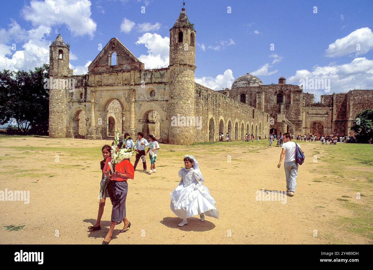 Mexico, Oaxaca. Girl just finished the holy Communion Stock Photo - Alamy