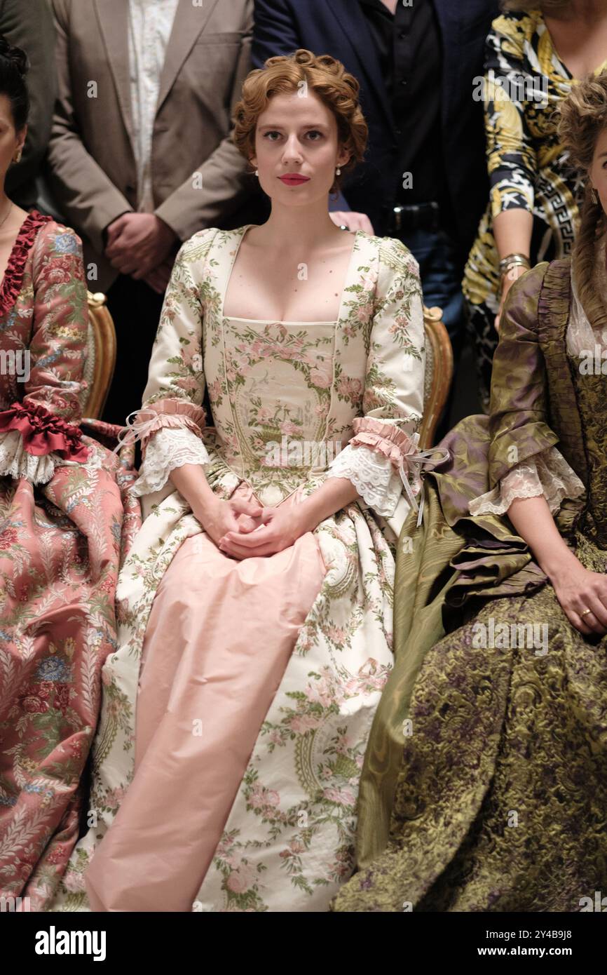 The actress Rocío Suárez de Puga poses during the presentation of the ...