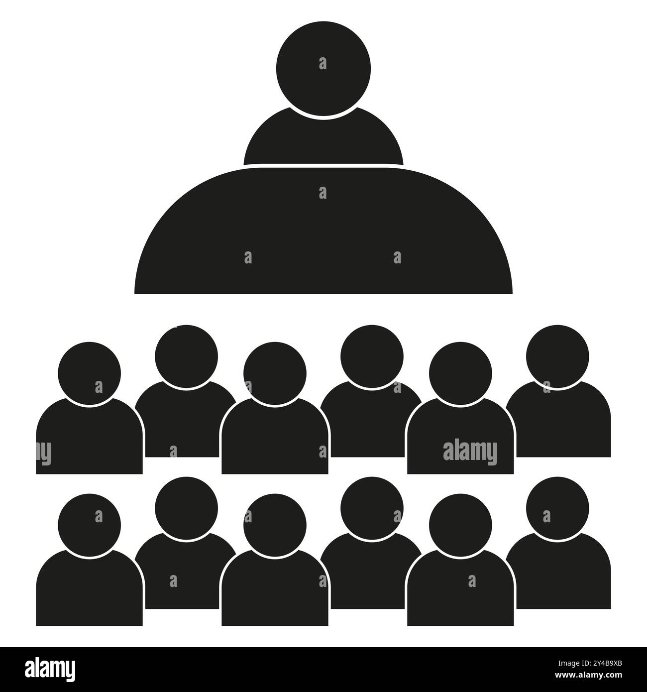 Minimal crowd illustration Stock Vector Images - Alamy