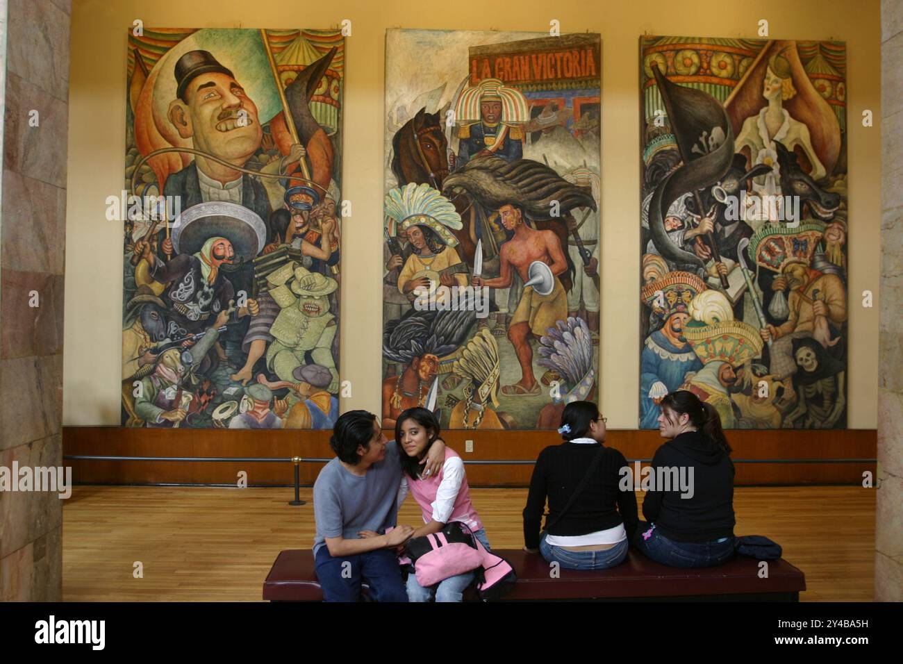 MEXICO CITY, Mexico — A 1936 fresco mural by Diego Rivera titled ...