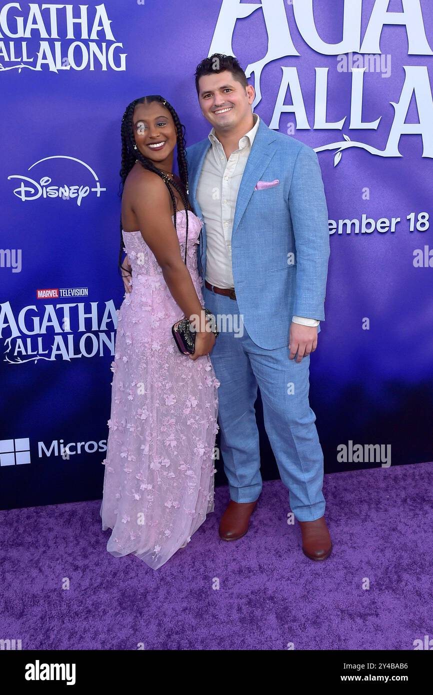 Michael Paraskevas mit Begleitung beim Launch Event der Disney / Marvel ...