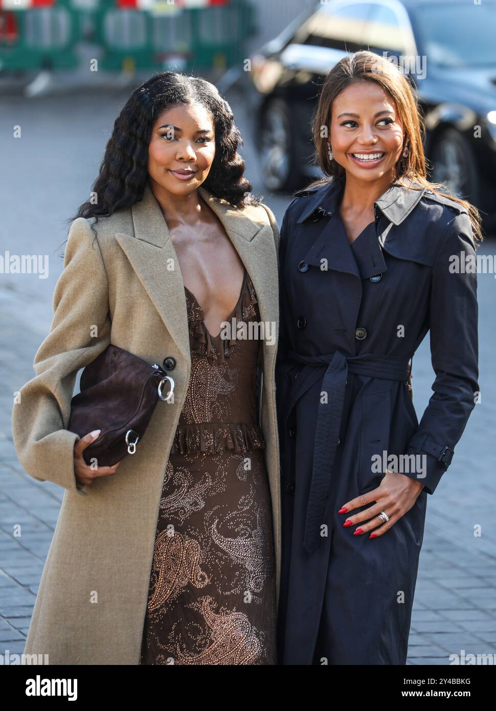 London, UK. 16th Sep, 2024. Gabrielle Union and Emma Thynn seen ...
