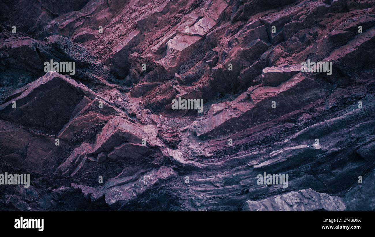 A magnificent rock formation made of red stone. High quality Stock ...