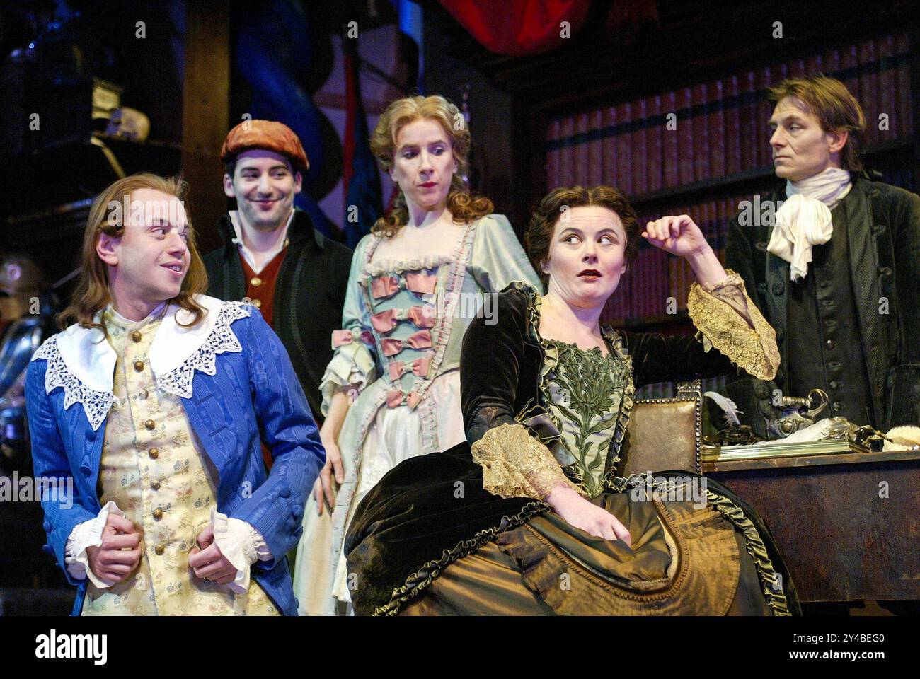 l-r: Christopher Staines (Mr Barry), Owen Sharpe (Theophilus O'Ryan ...