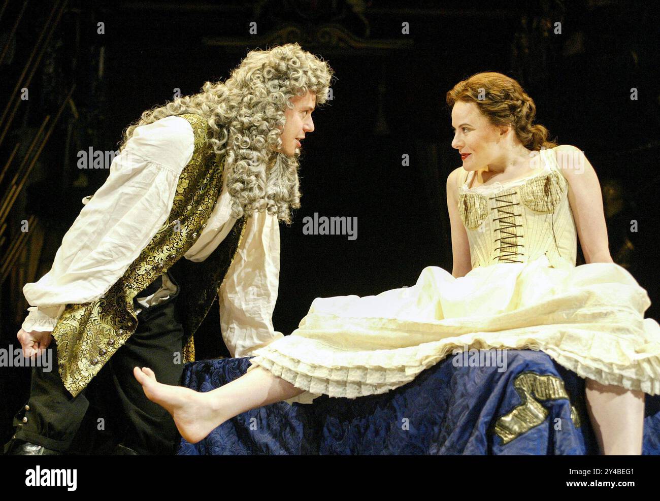 Christopher Staines (Duke of Kingston), Monica Dolan (Peg Woffington ...