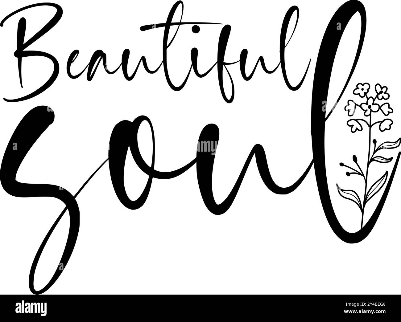 Boho Inspirational Lettering Concept Typography T-Shirt Design Stock ...