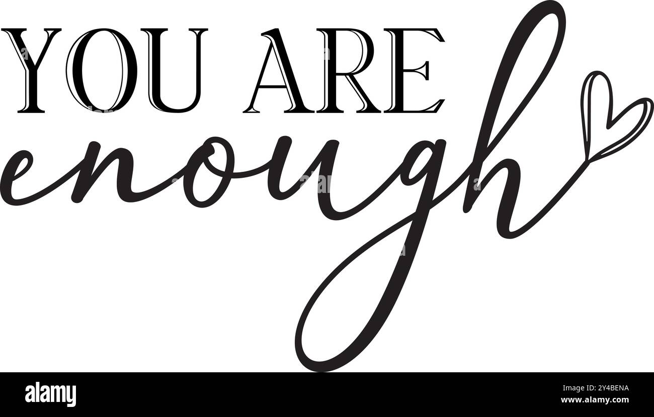 Boho Inspirational Lettering Concept Typography T-Shirt Design Stock ...