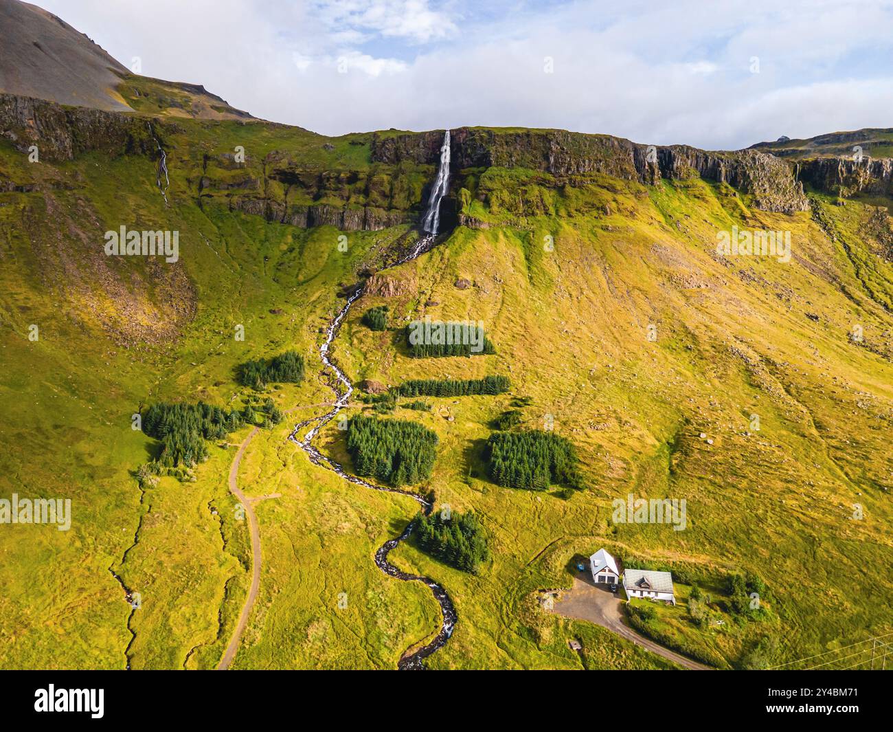 Bjarnafoss cascade hi-res stock photography and images - Alamy