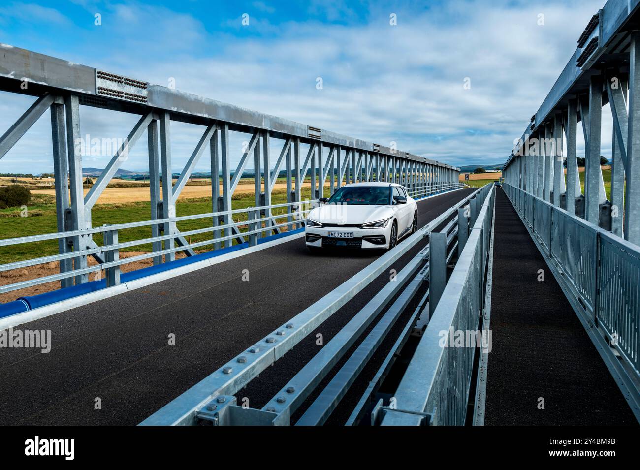 The new Clyde Bridge at Carstairs Junction, South Lanarkshire, Scotland ...