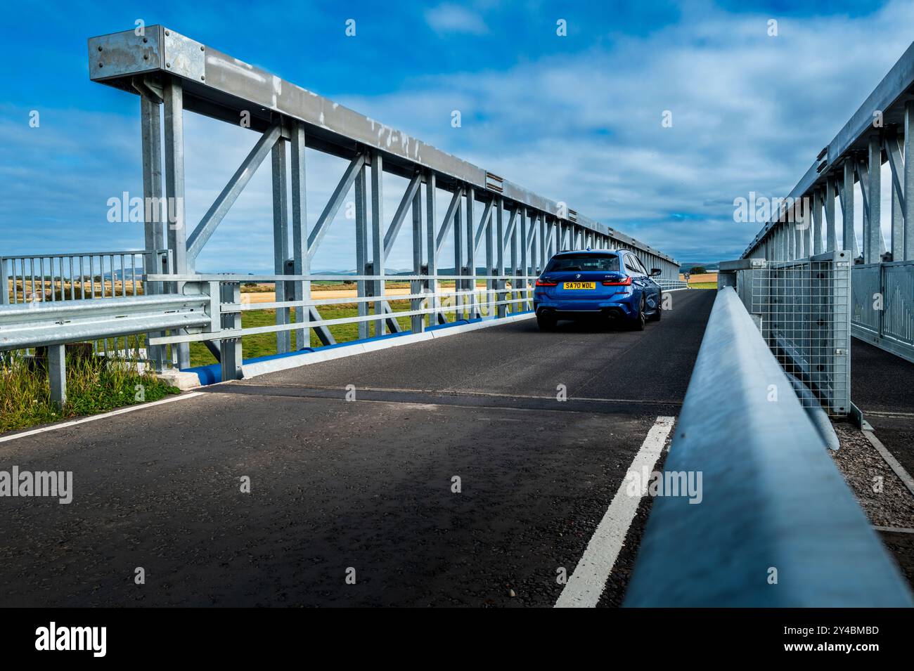 The new Clyde Bridge at Carstairs Junction, South Lanarkshire, Scotland ...