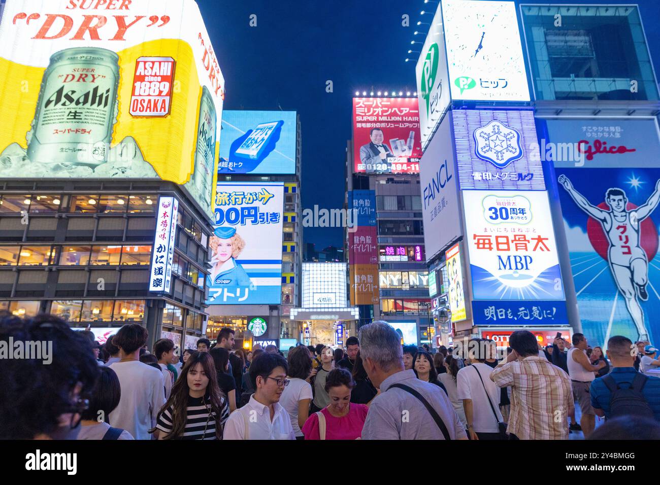 Dotonbori and Ebisubashi area in Osaka, Japan Stock Photo - Alamy