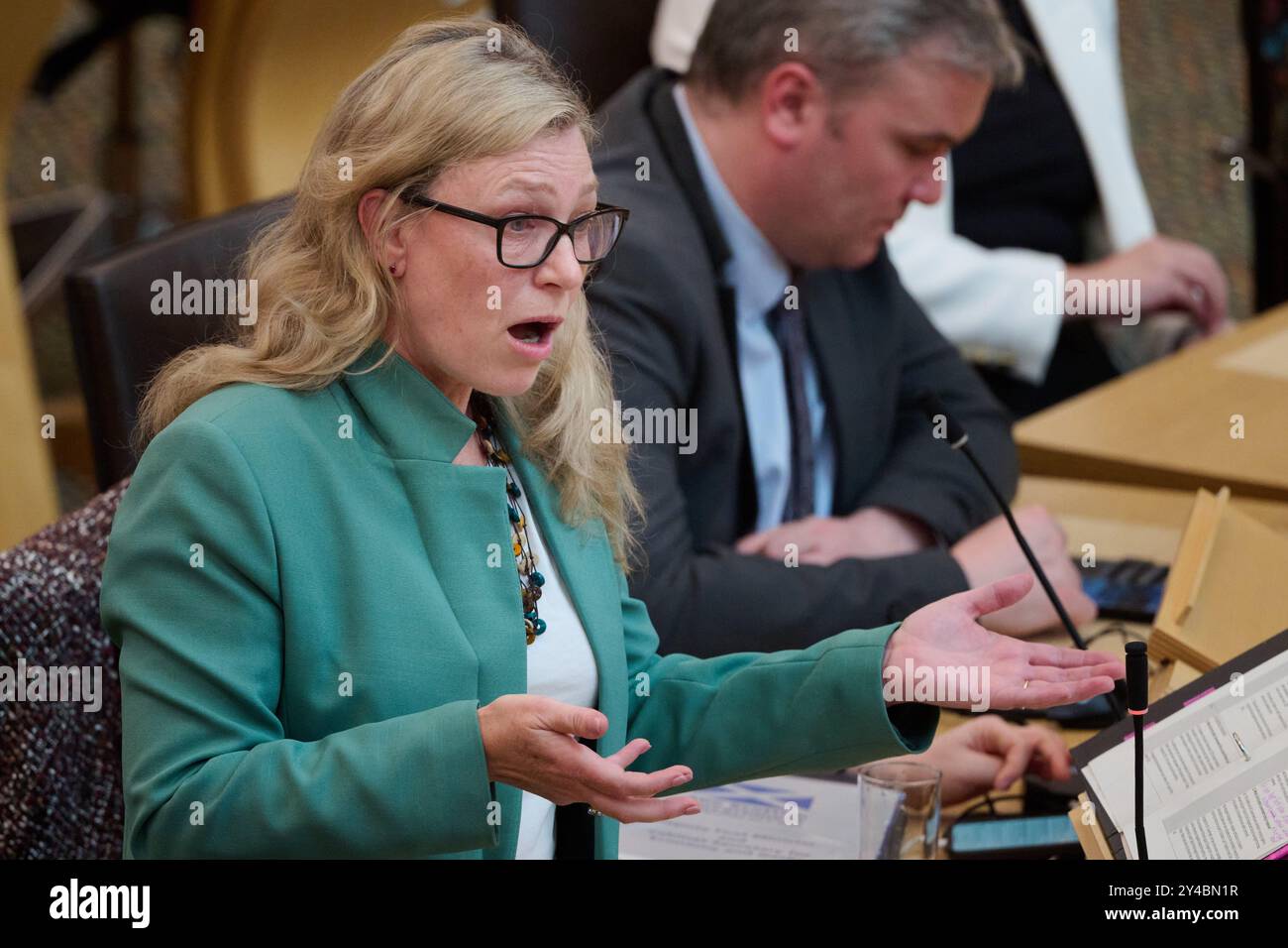 Edinburgh Scotland, UK 17 September 2024. Acting Cabinet Secretary for ...