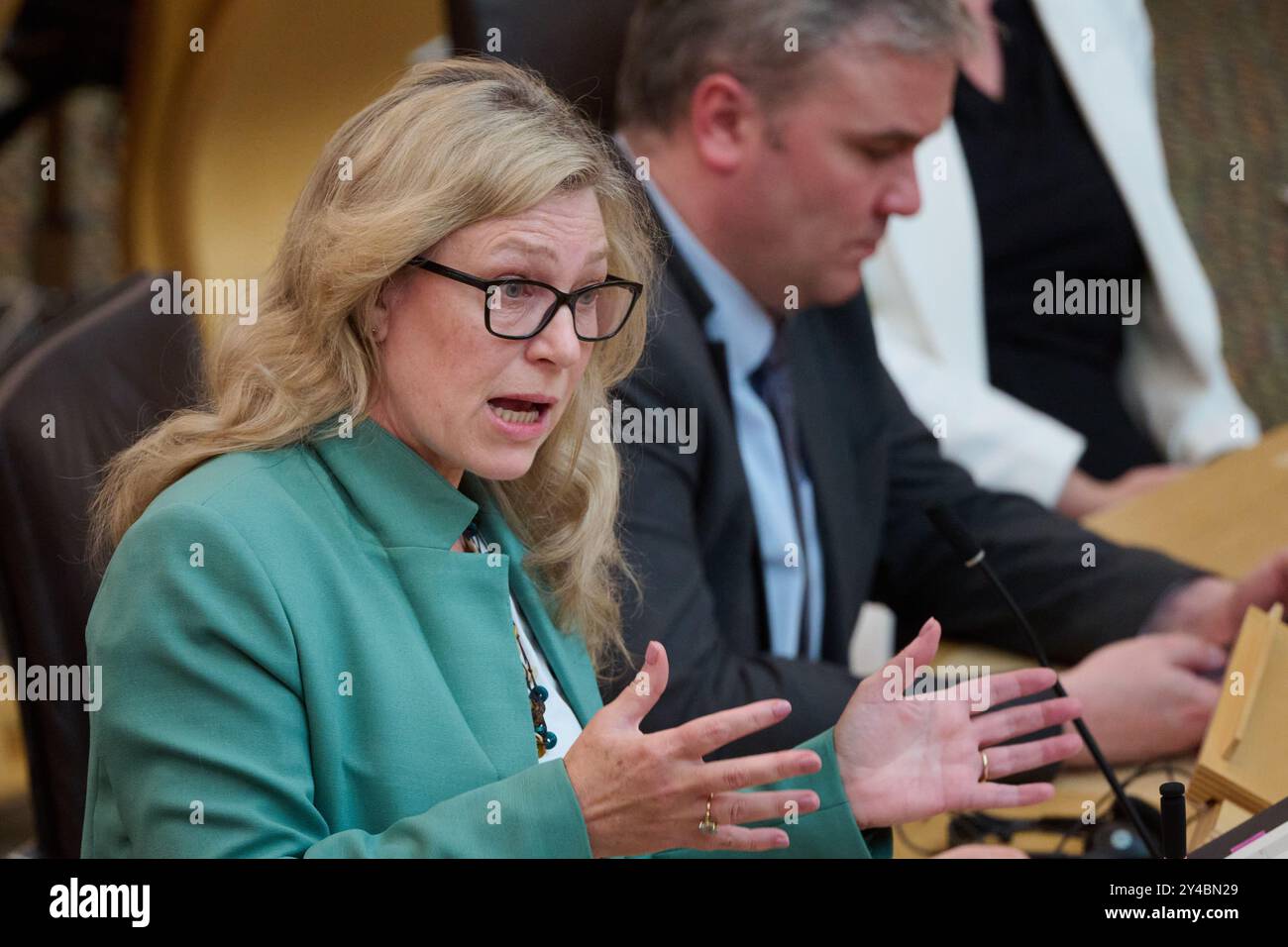 Edinburgh Scotland, UK 17 September 2024. Acting Cabinet Secretary for ...