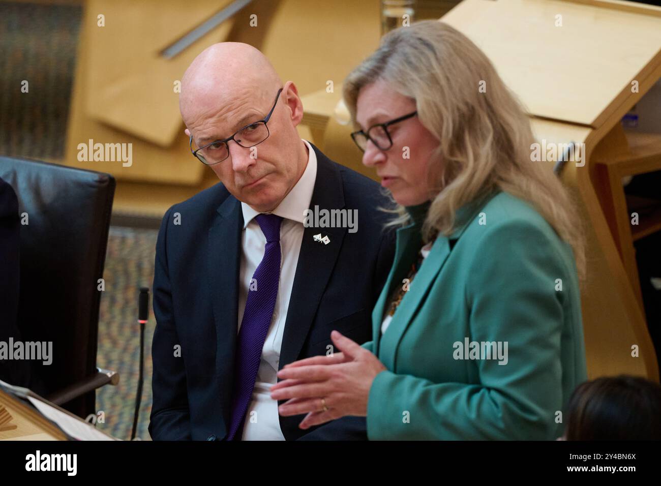 Edinburgh Scotland, UK 17 September 2024. First Minister John Swinney ...