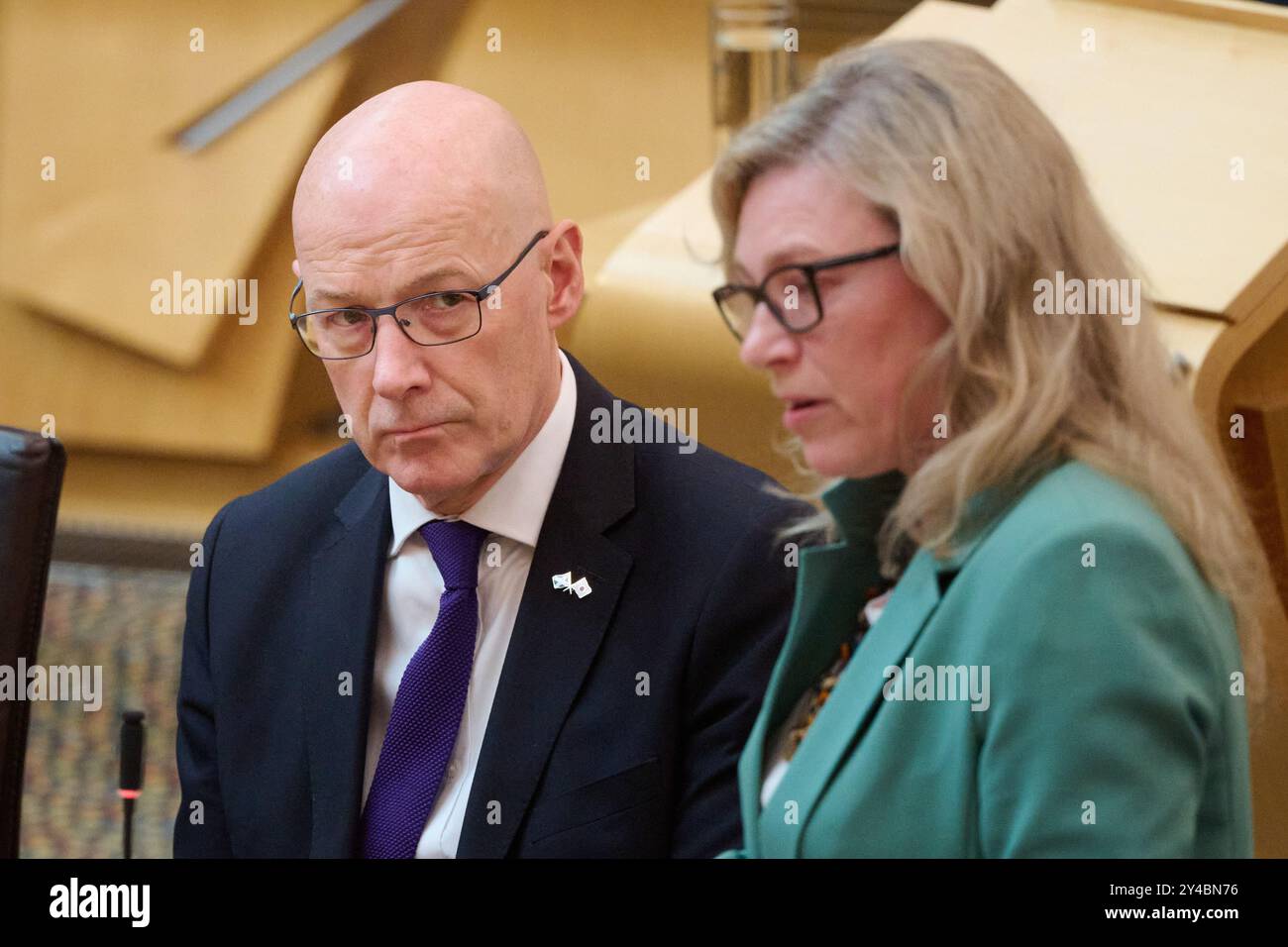 Edinburgh Scotland, UK 17 September 2024. First Minister John Swinney ...