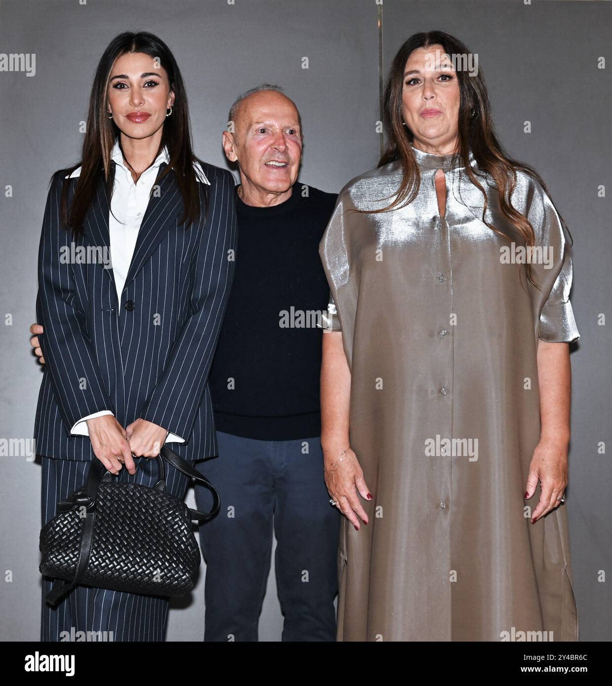Milan, Italy Martino Midali MFW fashion show spring summer 25 In the photo:Veronica Cozzani ...