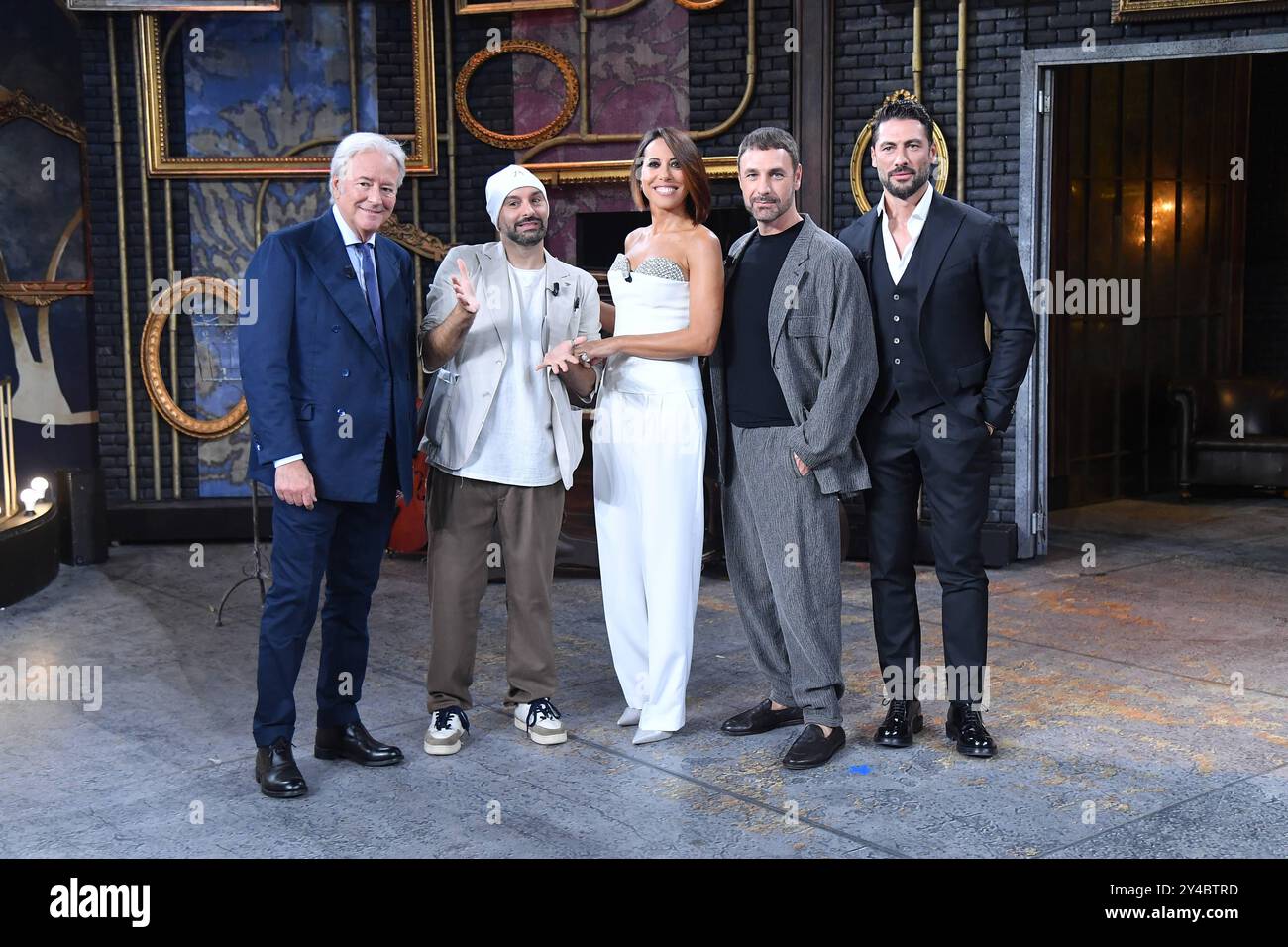 Rome: Rai Studios ex Dear. Transmission Ciao Maschio. In the photo ...