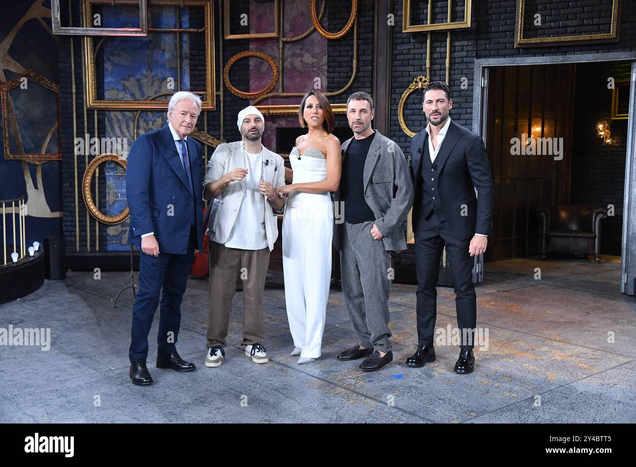 Rome: Rai Studios ex Dear. Transmission Ciao Maschio. In the photo ...