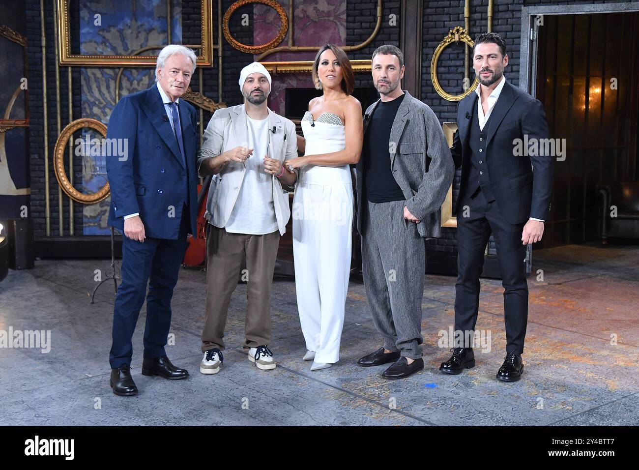 Rome: Rai Studios ex Dear. Transmission Ciao Maschio. In the photo ...