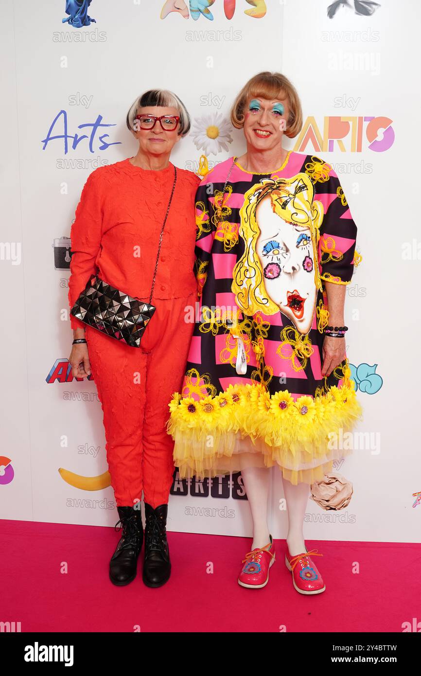 Philippa Perry and Grayson Perry attending The Sky Arts Awards at The ...