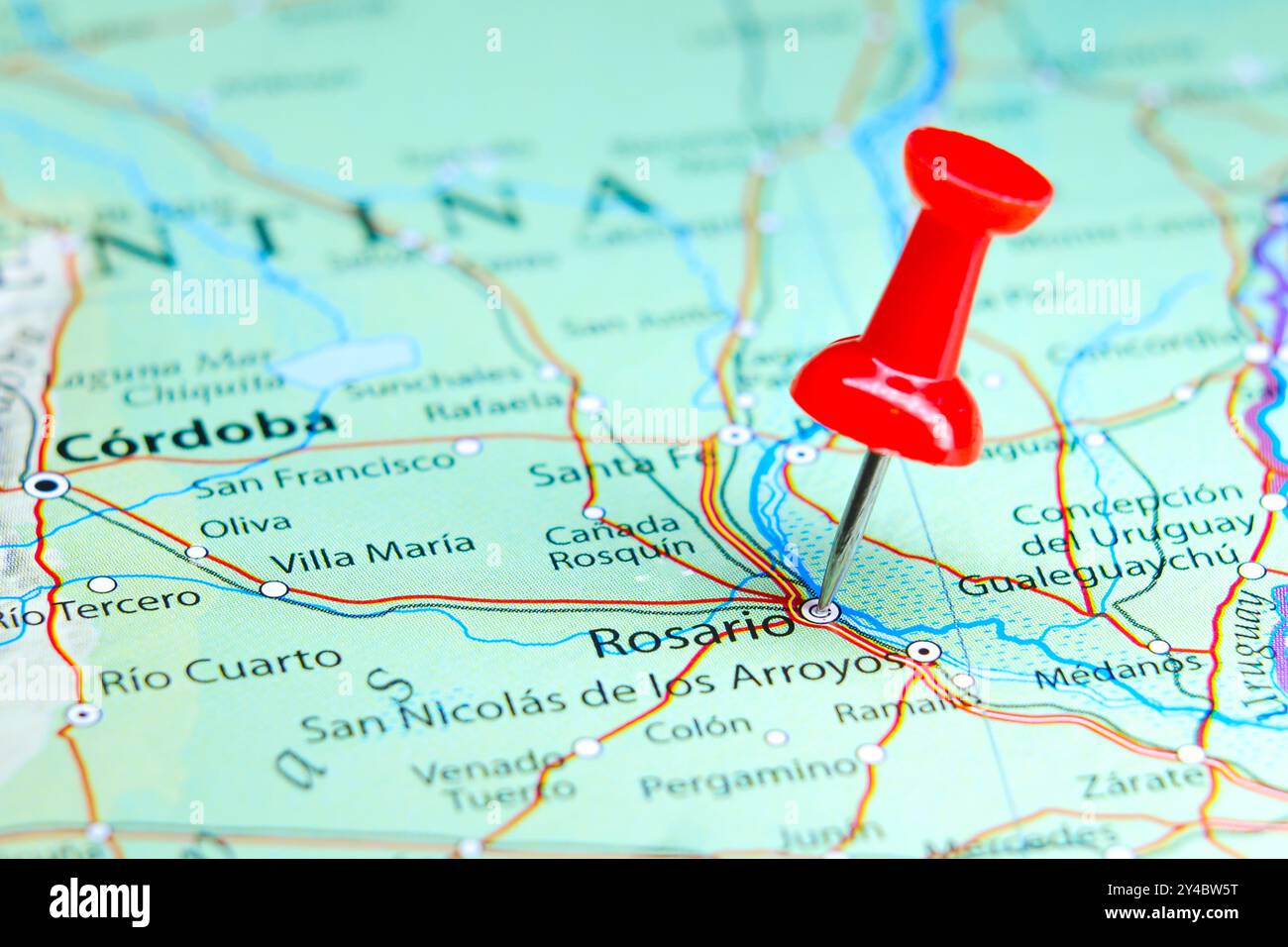 Map of rosario hi-res stock photography and images - Alamy