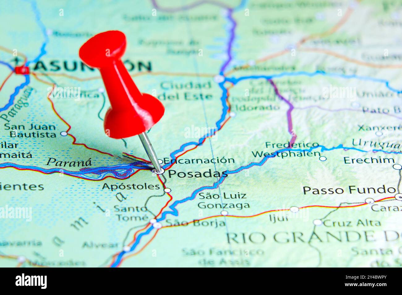 Map of argentina posadas hi-res stock photography and images - Alamy