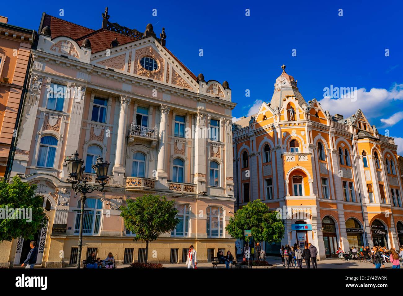 Traditional building in Art Nouveau style known as The Finances Palace ...