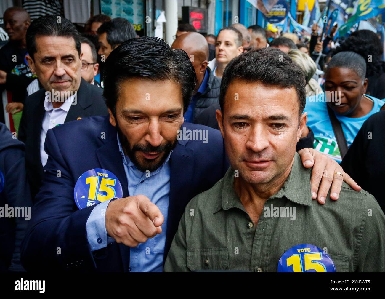 SÃO PAULO, SP - 17.09.2024: RICARDO NUNES FAZ CAMPANHA NO BUTANTÃ ...