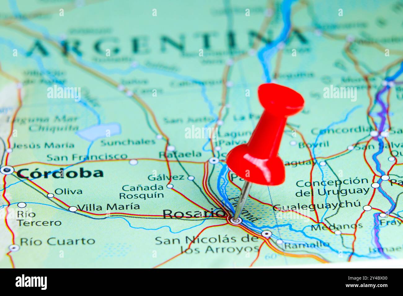 Map of rosario hi-res stock photography and images - Alamy