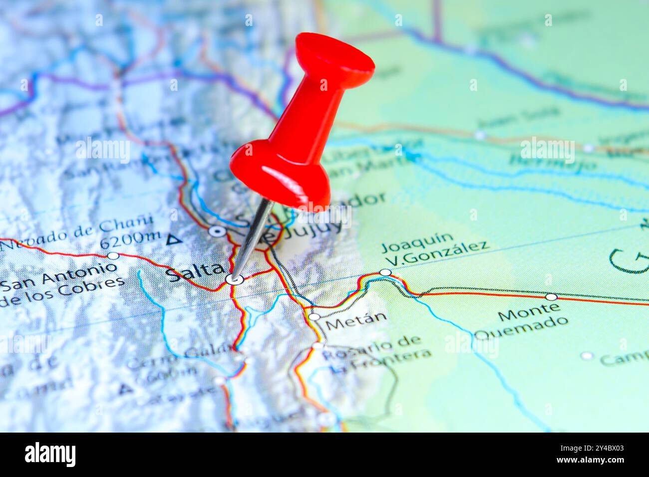 Map of salta hi-res stock photography and images - Alamy