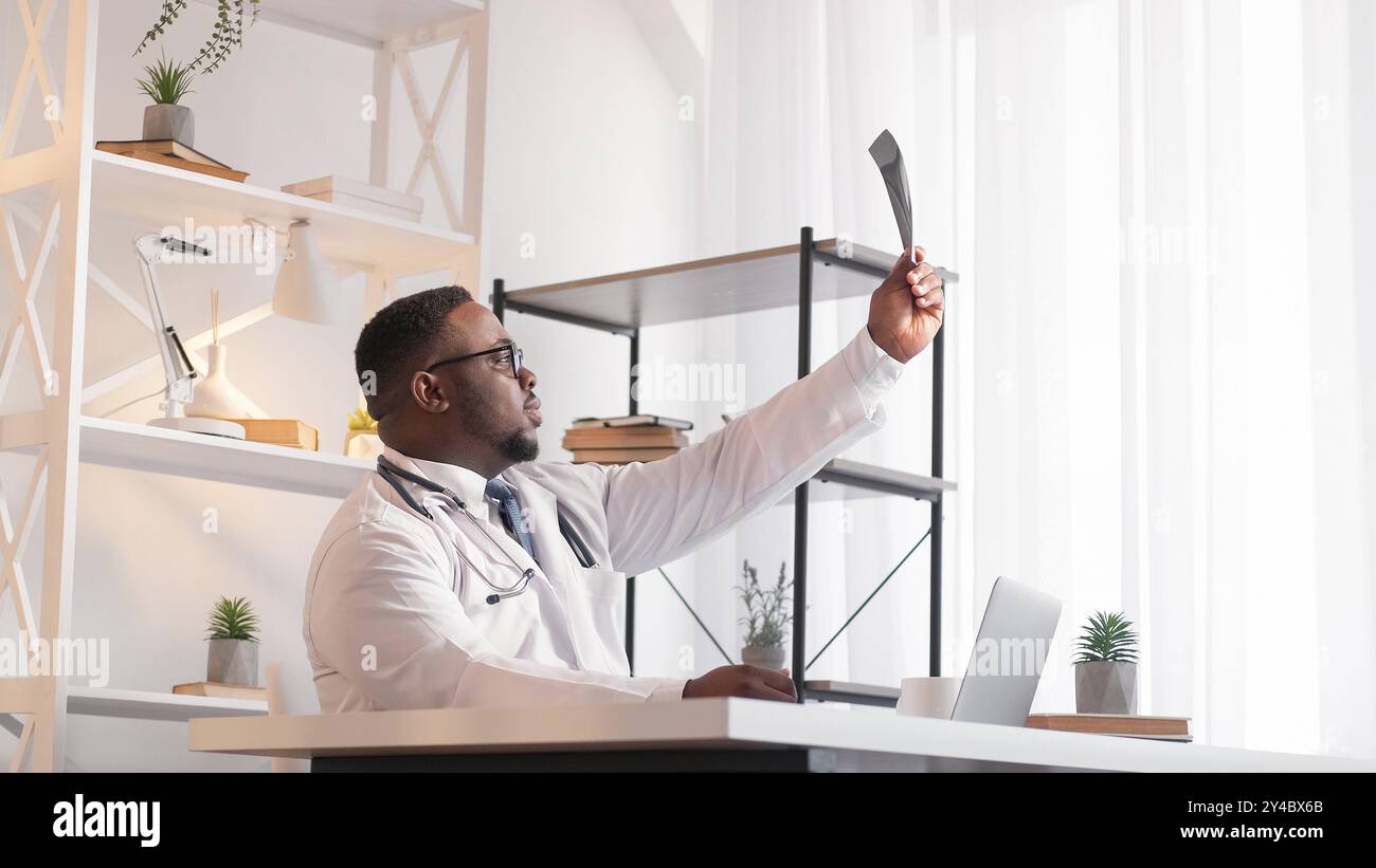 Radiology expertise. Medical diagnosis. Hospital healthcare. Serious ...