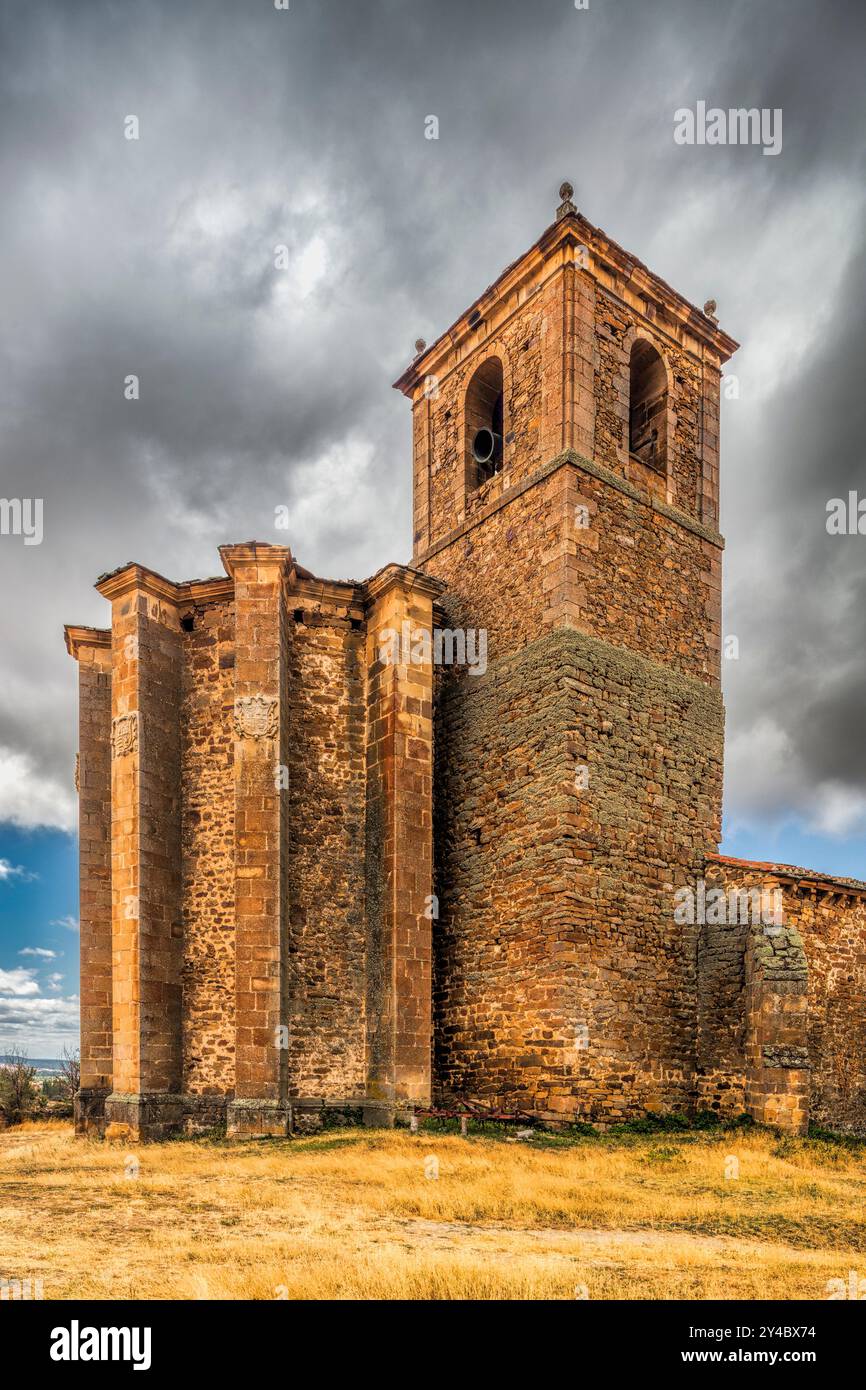 The Gothic church of Nuestra Señora del Rosario stands proudly in the ...