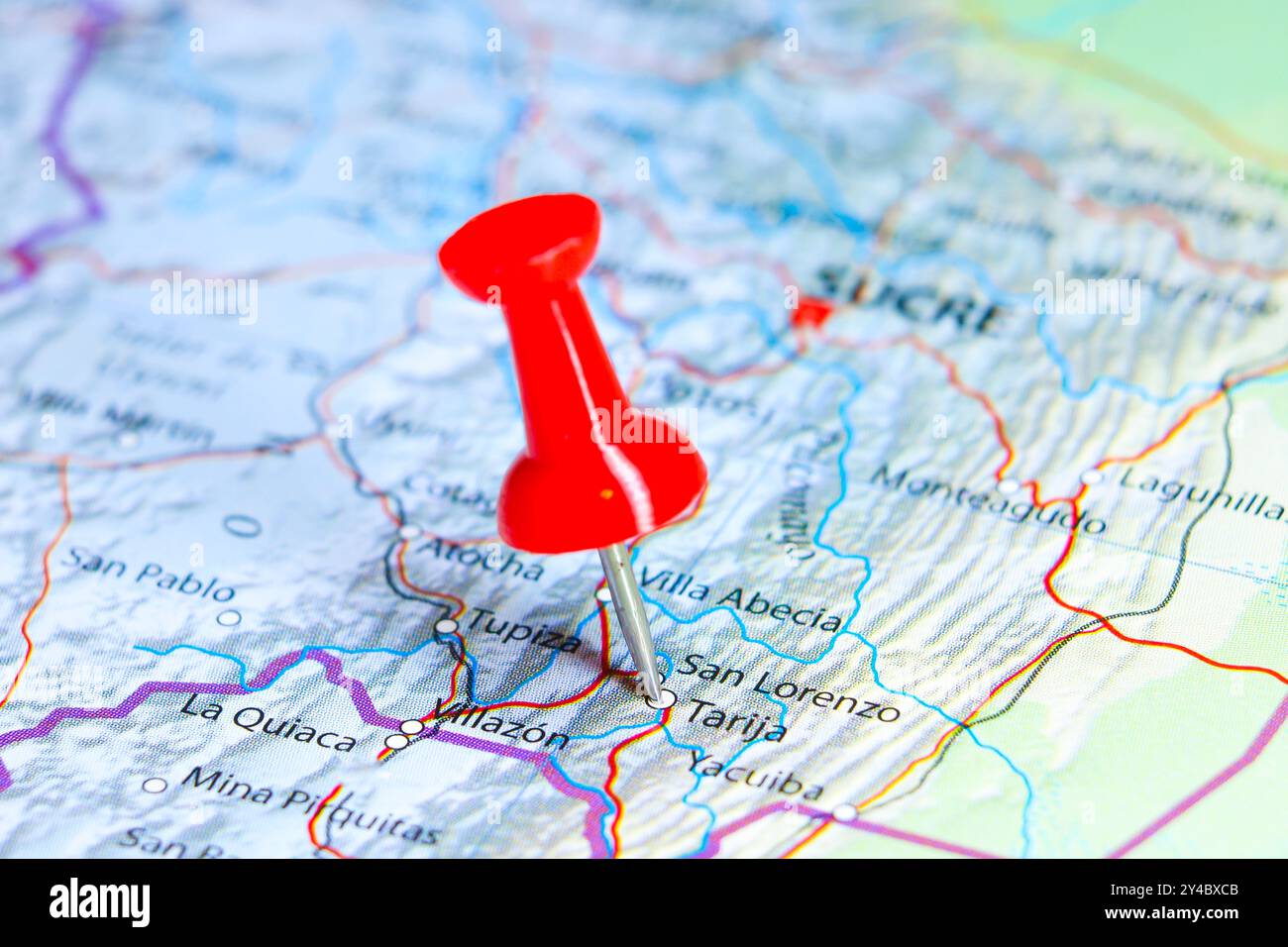 Map of tarija, bolivia hi-res stock photography and images - Alamy