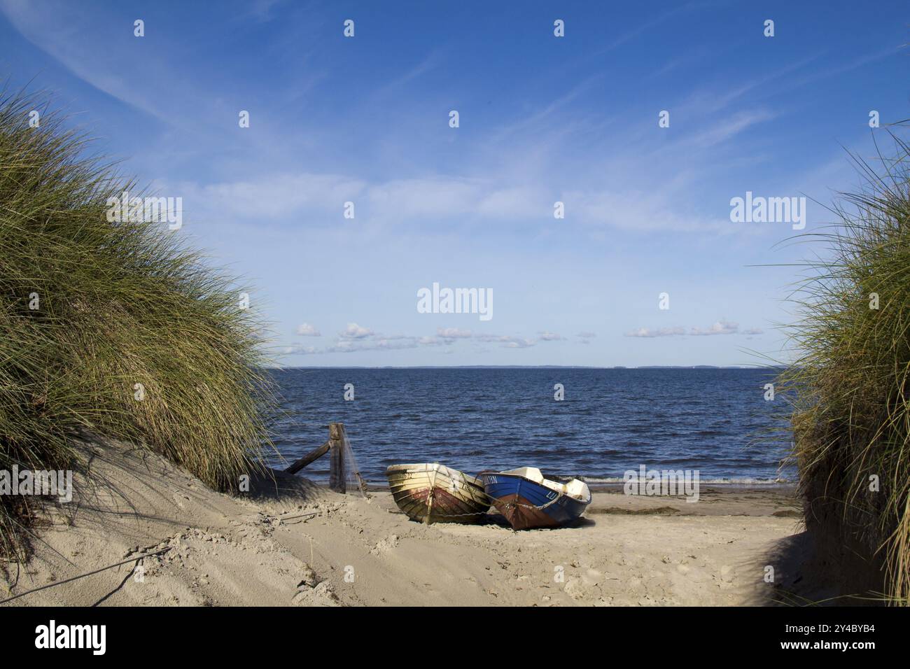 Boat, boats, lubmin, mecklenburg, pomerania, germany, baltic sea, lake ...