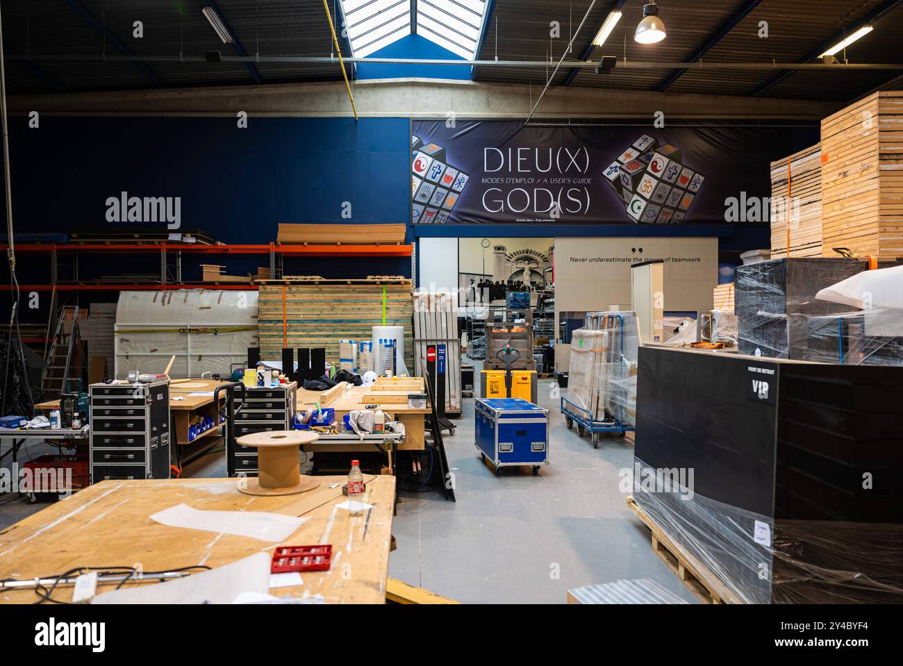 Vorst, Brussels Capital, Belgium, SEP 13, 2024 - Tempora art exposition ...